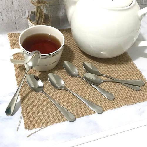 Jual Sendok Kecil Stainless Tebal dan Kinclong Teh Kopi Kue - 12 Pcs ...