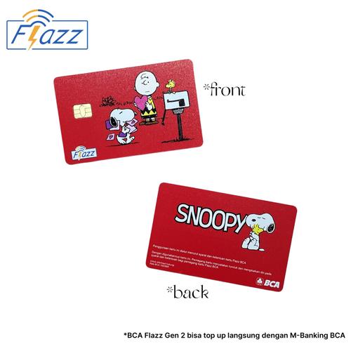 Jual Kartu Flazz BCA Gen 2 Karakter Unik UV Print 2 Sisi - Snoopy ...