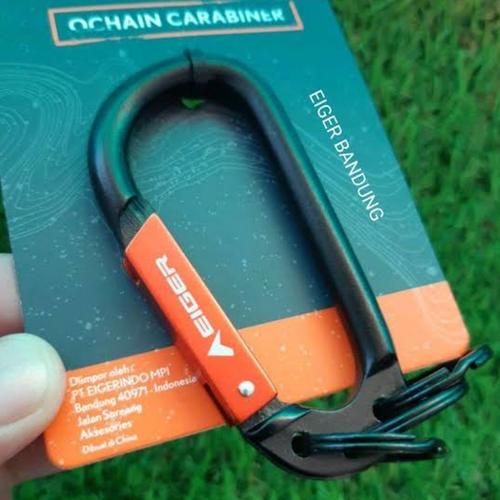 Jual EIGER OCHAIN CARABINER KEYCHAIN BLACK gantungan - Kota Bandung ...