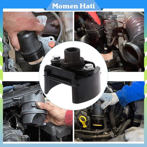 Jual Kunci Buka Filter Oli Mobil Universal Oil Filter Wrench Metal 60 ...