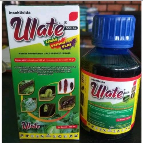 Jual Insektisida Ulate 550SL 100ml (Obat Ulat Ampuh Untuk Sayuran dan ...