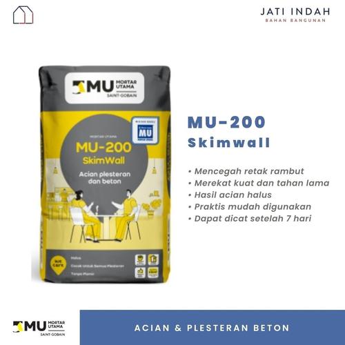 Jual MU-200 SkimWall Acian Plester dan Beton 20kg Semen Instan Mortar ...