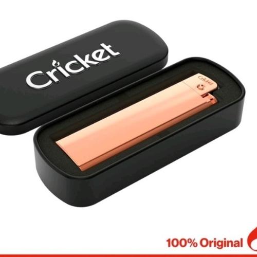 Jual Korek Cricket Premium Deluxe Metal Lighter Bara Torch Silver ...