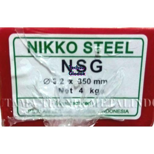 Jual Kawat las nikko NSG diameter 3.2 mm NIKKO STEEL (harga per box ...