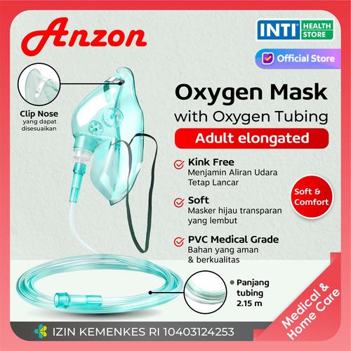 Jual Anzon | Oxygen Mask | Masker Oksigen | Oxygen Mask With Oxygen ...