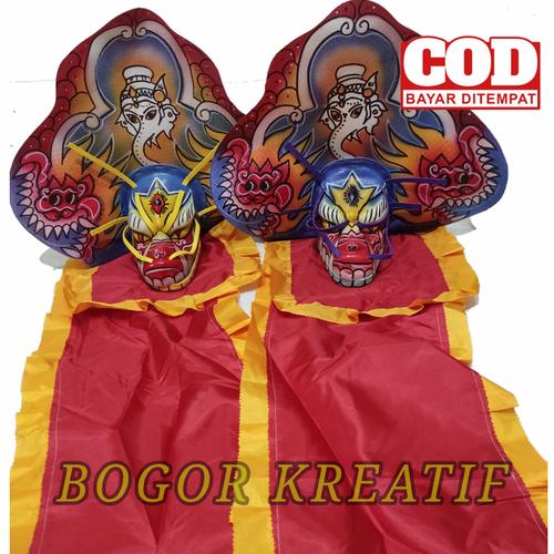 Jual mainan anak caplok caplokan barong barongan devil kain panjang ...