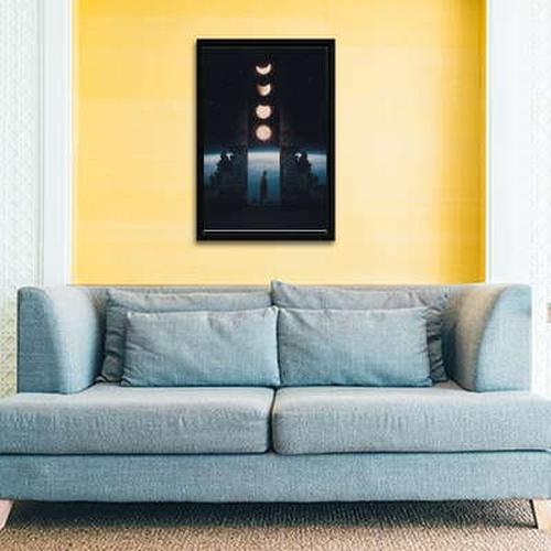 Jual Lukisan Dinding - Canvas - Guiding Light- by Buko2 - Black Fiber ...