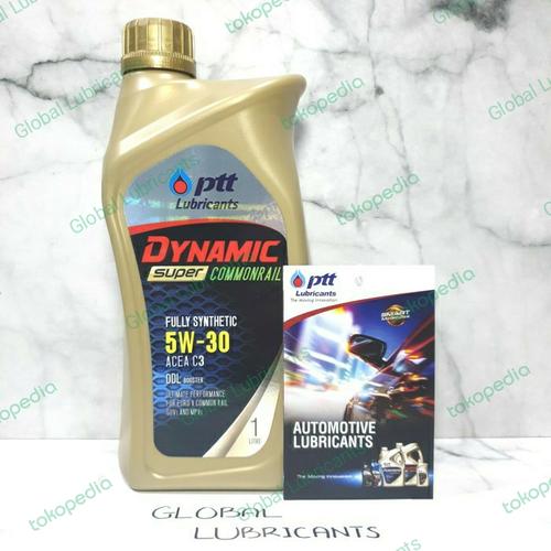 Jual PTT Dynamic SUPER Commonrail 5W-30 1Liter (Oli Diesel Fully Synthetic) - Kota Medan ...