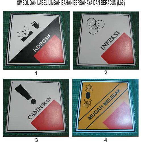 Jual Stiker Simbol/Label Limbah Bahan Berbahaya dan Beracun (LB3 ...