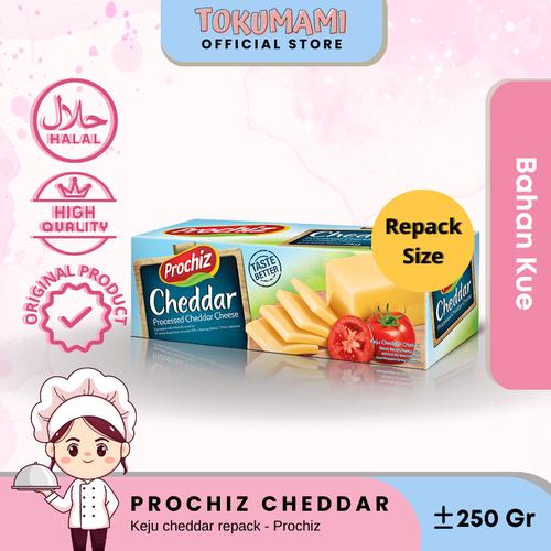 Jual Tokumami - Prochiz Cheddar Cheese/Keju Cheddar Premium Repack 250 ...
