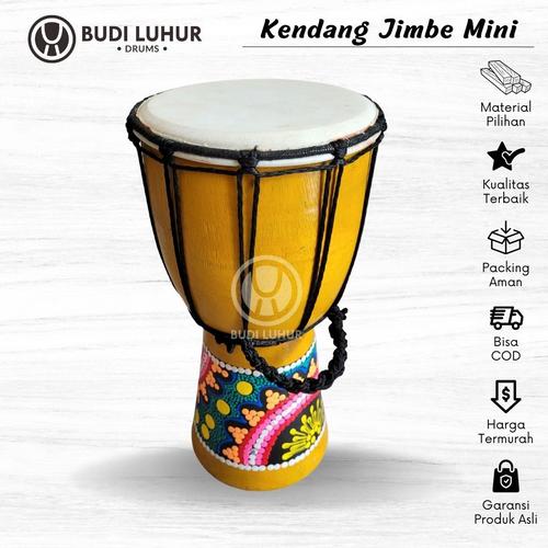 Jual Mainan Anak Kendang Jimbe Kecil Gendang Ukuran 30cm Kuning ...