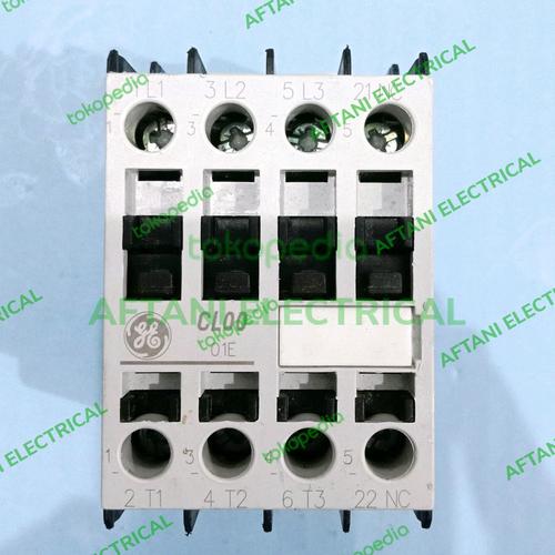 Jual CONTACTOR GE GENERAL ELECTRIC CL00 01E 3PHASE 1NC 220-277 VAC ...