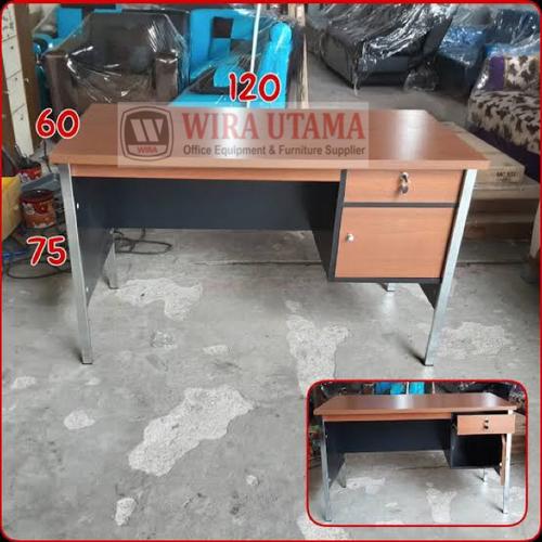 Jual Meja Staff Kaki Besi / Meja Kerja Kaki Besi / Meja Kantor Kaki ...