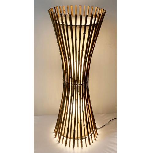 Jual Standing Lamp Bamboo / Floor Lamp Bamboo / Lampu Lantai Bambu M2 ...