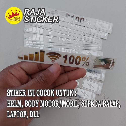 Jual STIKER STICKER BATERAI WIFI SINYAL HP PHONE BUAT MOBIL DAN MOTOR ...