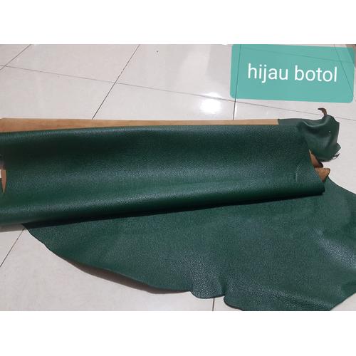 Jual cuero Kulit Sapi lembaran samak motif mild jeruk soft bahan tas ...