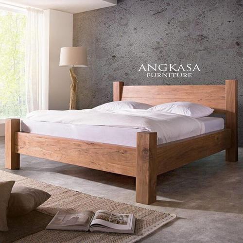 Jual dipan minimalis modern - tempat tidur jati headrest king wood ...