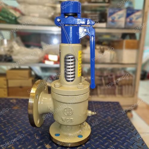 Jual SAFETY VALVE 3"× 4 inch pn 16 dn 80 × dn 100 besi cast iron handle ...