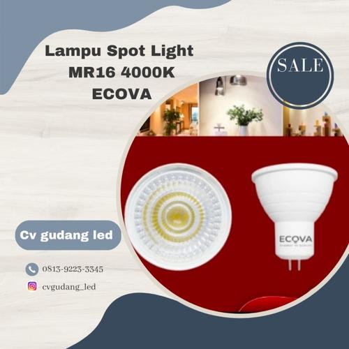 Jual Lampu Spot Light LED MR16 E27 3W 4000K Garansi 1 thn - Ecova ...