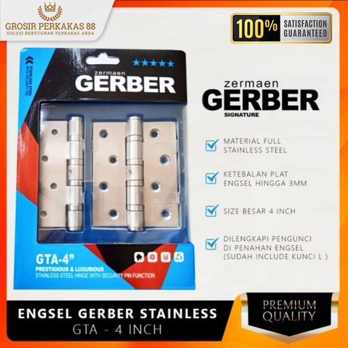 Jual Engsel Pintu Jendela Rumah Kamar Kayu Stainless Stenlis Gerber 4 Inch - 4 inch GTA4 - Kota ...