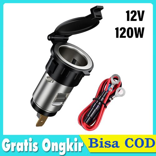 Jual Socket Charger Mobil Cigarette Lighter Power Outlet Set Universal ...
