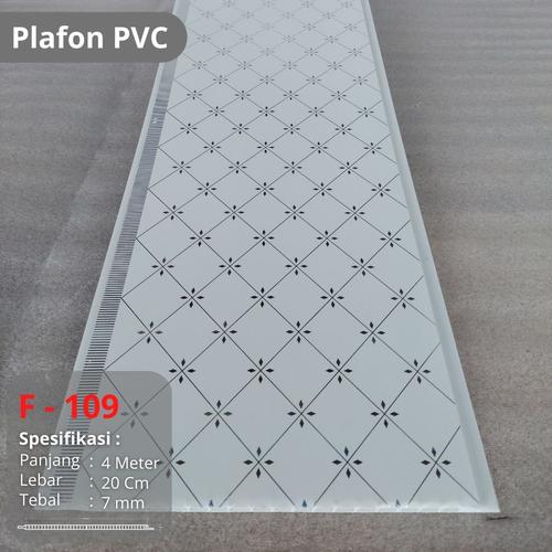 Jual Plafon PVC Tebal 8mm Lebar 20cm setara Sunda HARGA Perlembar @4m ...