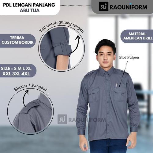 Jual Baju Seragam Kantor/Kemeja Outdoor Pria/Seragam KerjaLapangan/Baju ...