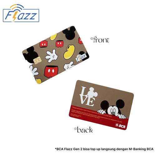 Jual Kartu Flazz BCA Gen 2 Karakter Unik UV Print 2 Sisi - Mickey ...