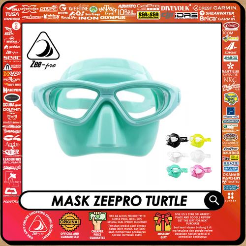 Jual Low Volume Mask Zeepro Turtle Deep Freediving Light weight Goggle ...