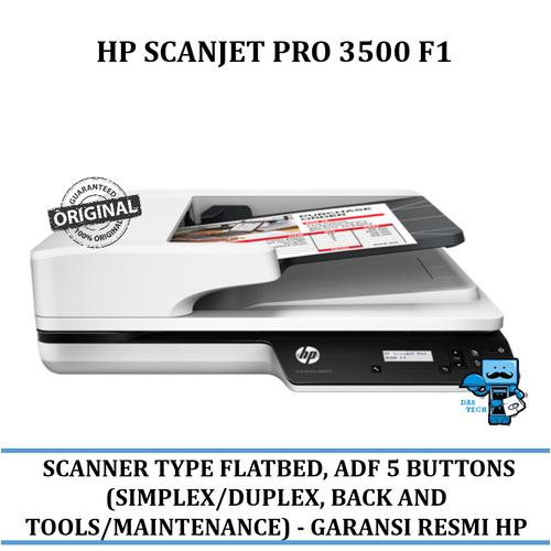 Jual Scanner HP ScanJet Pro 3500 f1 (L2741A) Flatbed ADF - Original ...