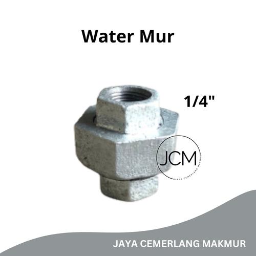 Jual Watermur Drat 1/4" Inch / Union Water Mur Besi Galvanis 1/4" Inch ...