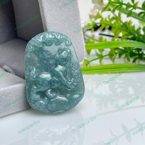 Jual BATU GIOK BURMA ASLI UKIR SHIO ANJING JADE GR A VALIDASI LAB ...