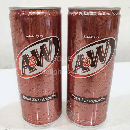 Jual A&w kaleng root beer / aw root beer / minuman sarsaparilla - isi 1 ...