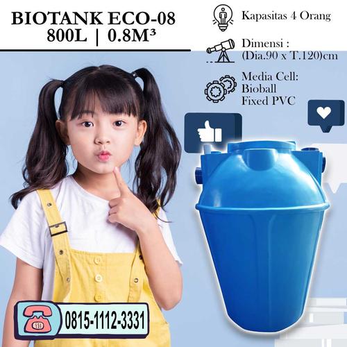 Jual TANGKI BIOTECH SEPTIC TANK 800 LITER 0,8 M3 / VERTIKAL - Kab ...