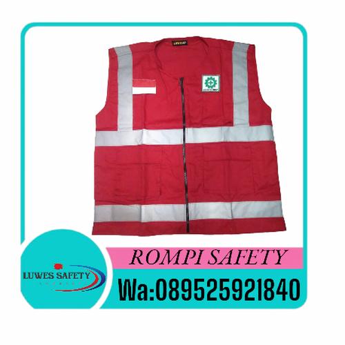 Jual Rompi Safety /Rompi Safety Bahan Drill/ Rompi Safety Proyek +Logo ...