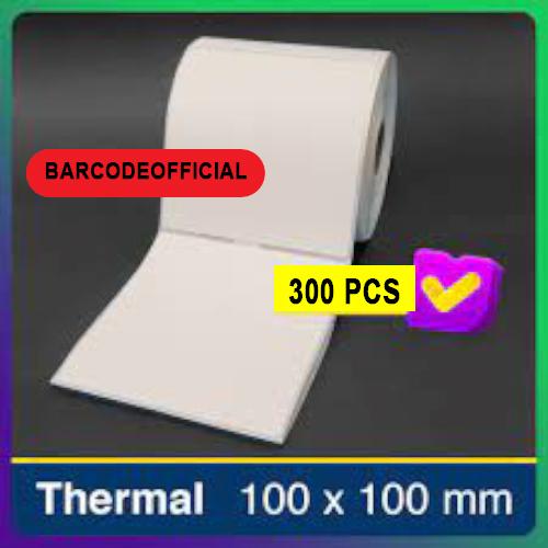 Jual Stiker Kertas Label Barcode Thermal Ukuran 100 x 100 mm - 100 x ...