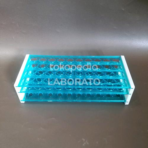 Jual RAK TABUNG REAKSI PLASTIK 18MM 40 LUBANG BULAT - Kota Bandung ...