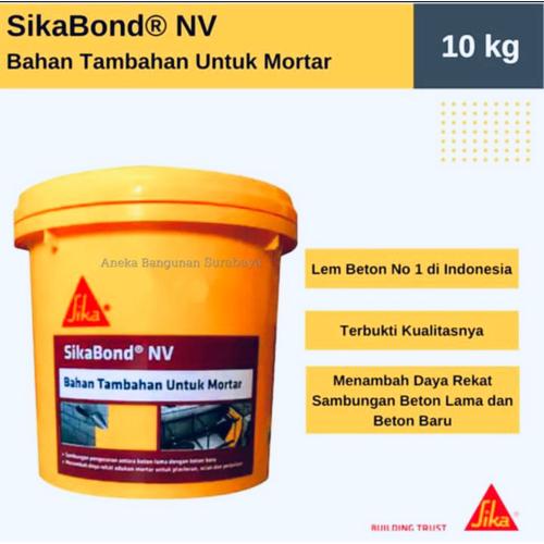 Jual SikaBond NV pail 10kg lem beton bonding agent - Kota Surabaya - Aneka Bangunan Surabaya ...