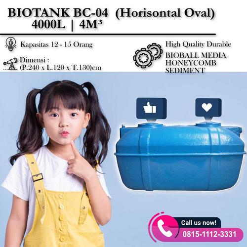 Jual TANGKI BIOTECH SEPTIC TANK 4000 Liter 4M3 / HORIZONTAL - Kab ...