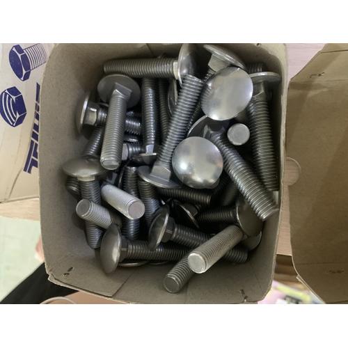 Jual Carriage Bolt SS316 CB M6X20 BOLT+ NUT+ FLAT WASHER+ SPRING WASHER ...