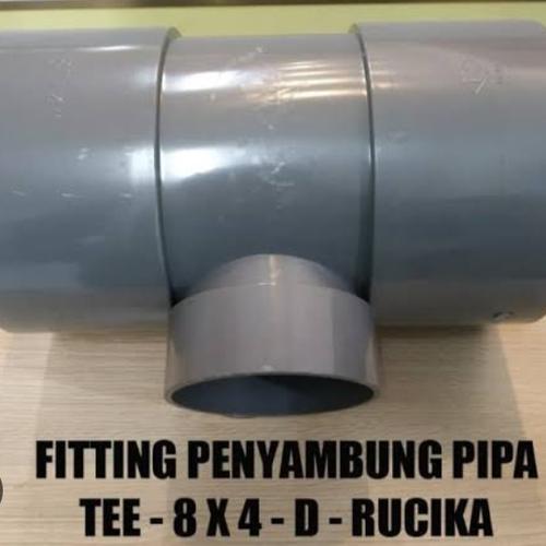 Jual TEE D 8" x 4" Inch Rucika - Kota Depok - Kalibra Indonesia | Tokopedia
