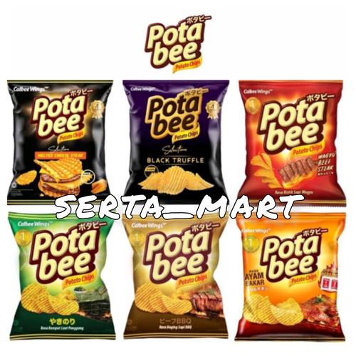 Jual Potabee Potato Chips 68gr - Keripik Kentang Melted Cheese / Truffle - Beef BBQ 120gr ...