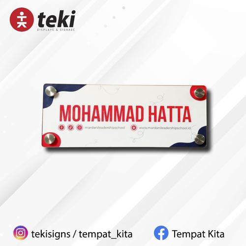 Jual CUSTOM NAMA RUANGAN SIGNAGE AKRILIK SIGN BOARD - Kota Bekasi - CV ...