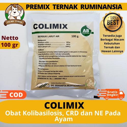 Jual Colimix 100gr - Obat CRD kolibasilosis dan NE - Kota Surabaya ...