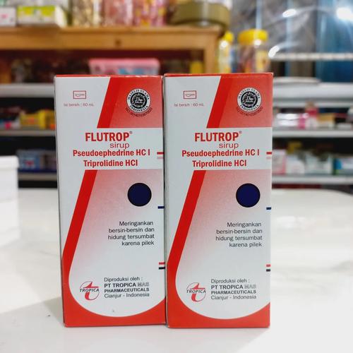 Jual [60ML] FLUTROP SIRUP / MEREDAKAN SINUSITIDLS SINUS PILEK HIDUNG ...