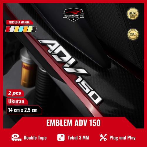 Promo EMBLEM ADV 150 3D LOGO TIMBUL HONDA ADV 150 VARIASI BODY MOTOR ...
