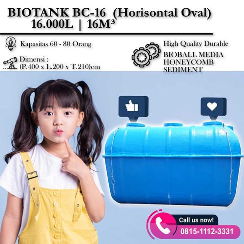 Jual TANGKI BIOTECH SEPTIC TANK 16000 Liter 16M3 / HORIZONTAL - Kab ...
