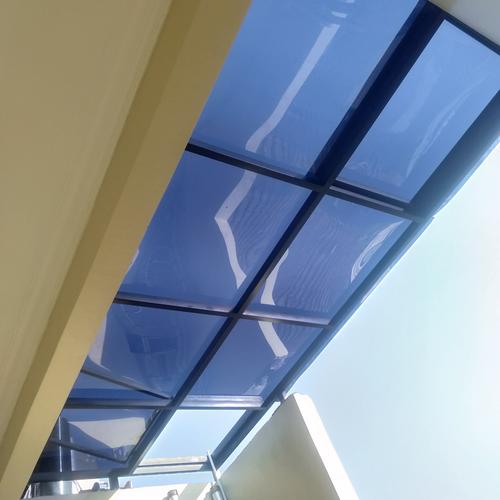 Jual kanopi baja ringan atap solarflat solartuff 3mm terpasang ...