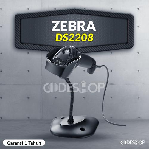 Jual Scanner Barcode ZEBRA DS2208 / DS22 1D & 2D USB Port - Jakarta ...
