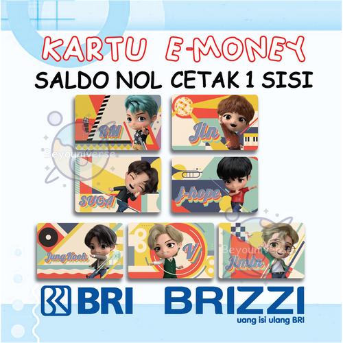 Jual Kartu e-toll/MRT BRI BRIZZI E-MONEY design BTS Tinytan Dynamite 1 ...